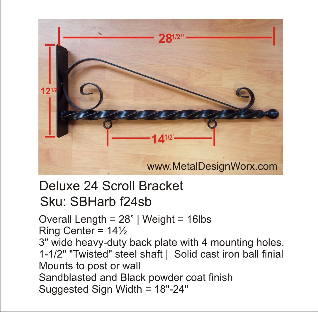Metal Scroll Brackets
